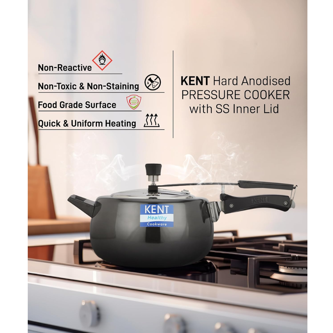 Kent 5 Liter HA Inner Lid Pressure Cooker | AC GHAR